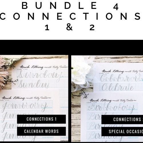 BUNDLE 4: Connections 1 & 2 for Large Brush Pens - Etsy Canada