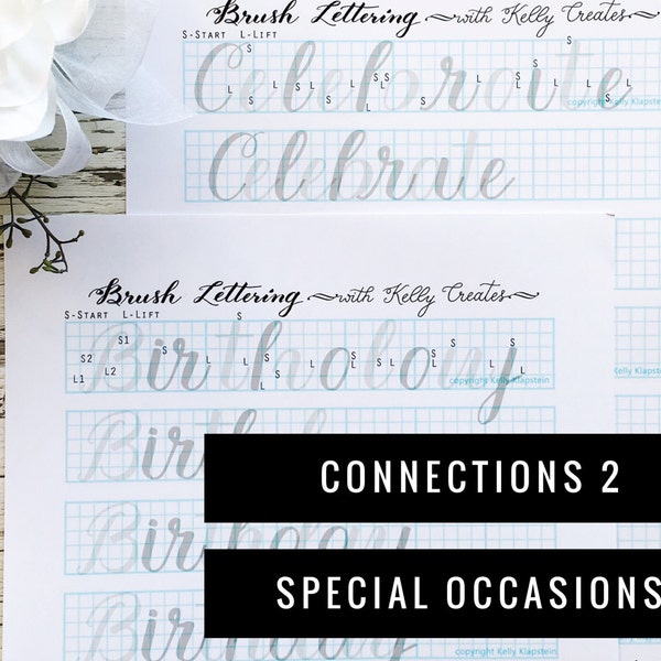 Capital Letters Brush Lettering uppercase Practice Sheets for Large ...