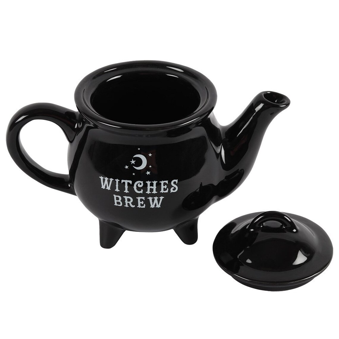 Black Witches Brew Cauldron Tea Pot Witches Tea Pot Spell | Etsy