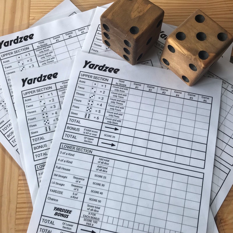 Yardzee - Etsy