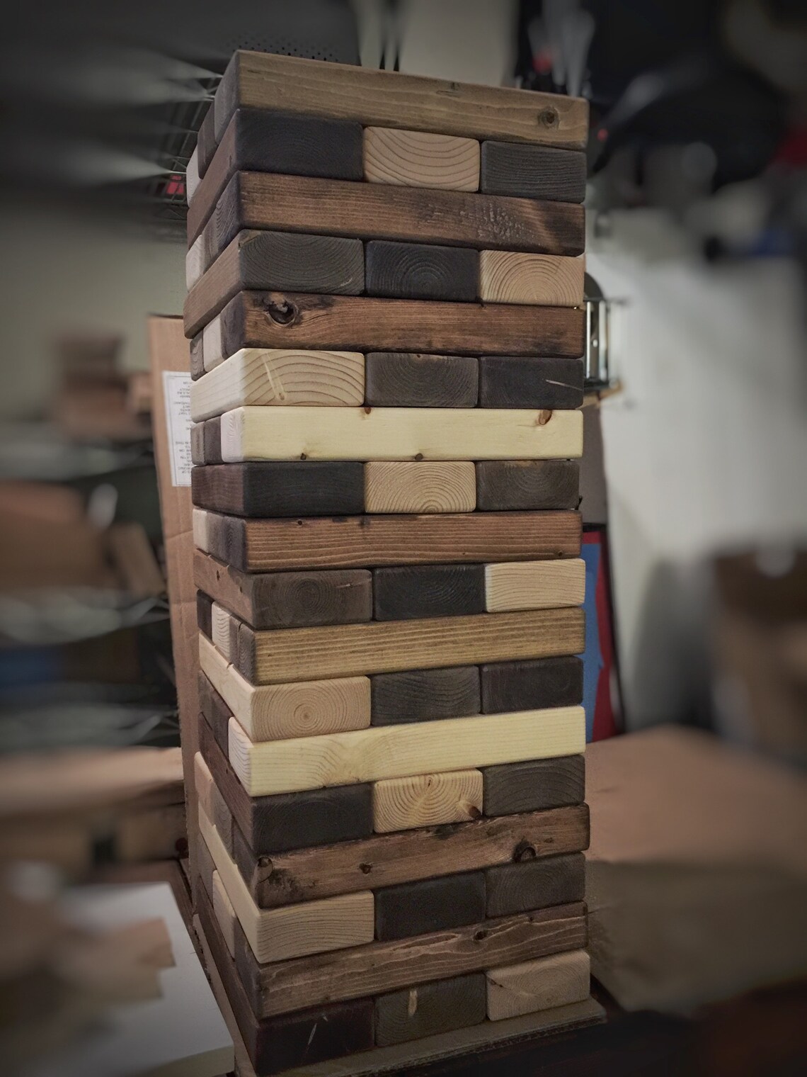 Toppling Tower Game Unique Wedding Guest Book Yard Size - Etsy Australia