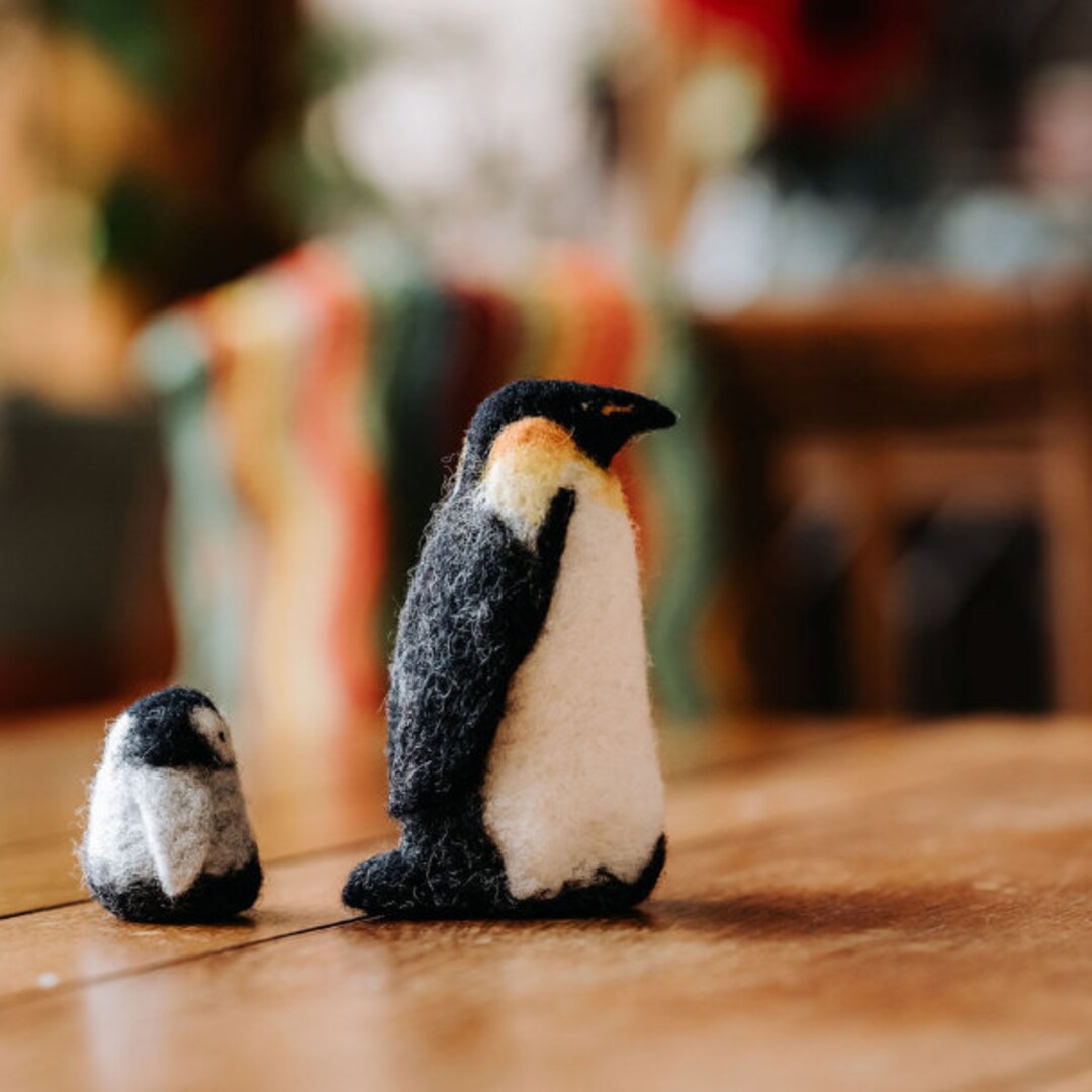 Emperor Penguins Needle Felting Craft Kit - Etsy