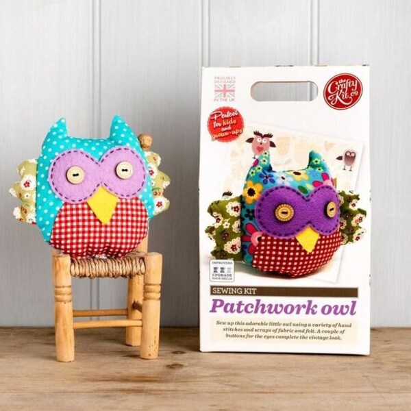 Patchwork Owl - Etsy