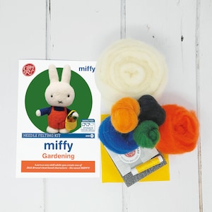 Miffy Gardening Needle Felting Craft Kit - Etsy