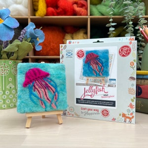 Under the Sea Jellyfish Needle Felting Craft Kit - Etsy
