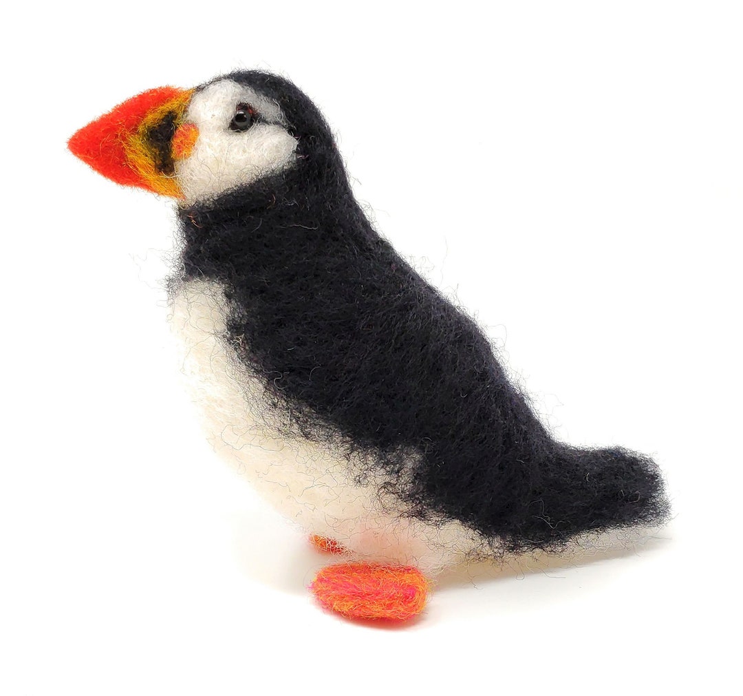 Atlantic Puffin Needle Felting Craft Kit - Etsy