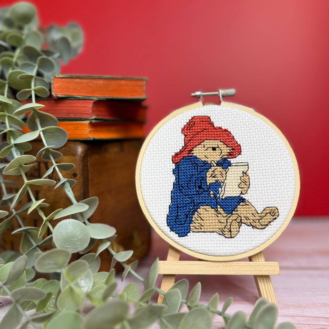 Paddington - Writing Home Mini Cross Stitch Kit | Crafting Hoop ...