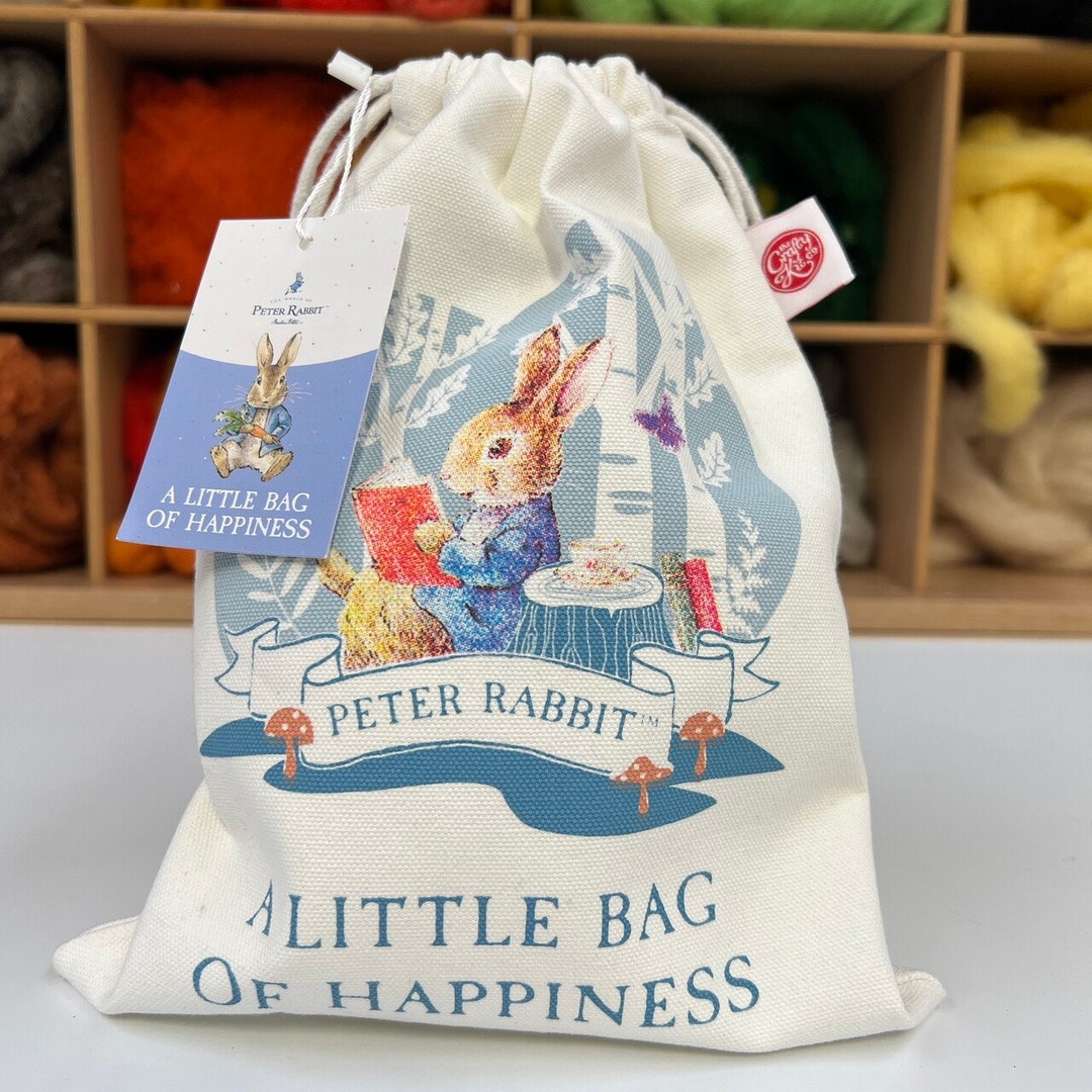 Peter Rabbit 'bag of Happiness' Cotton Drawstring Bag - Etsy