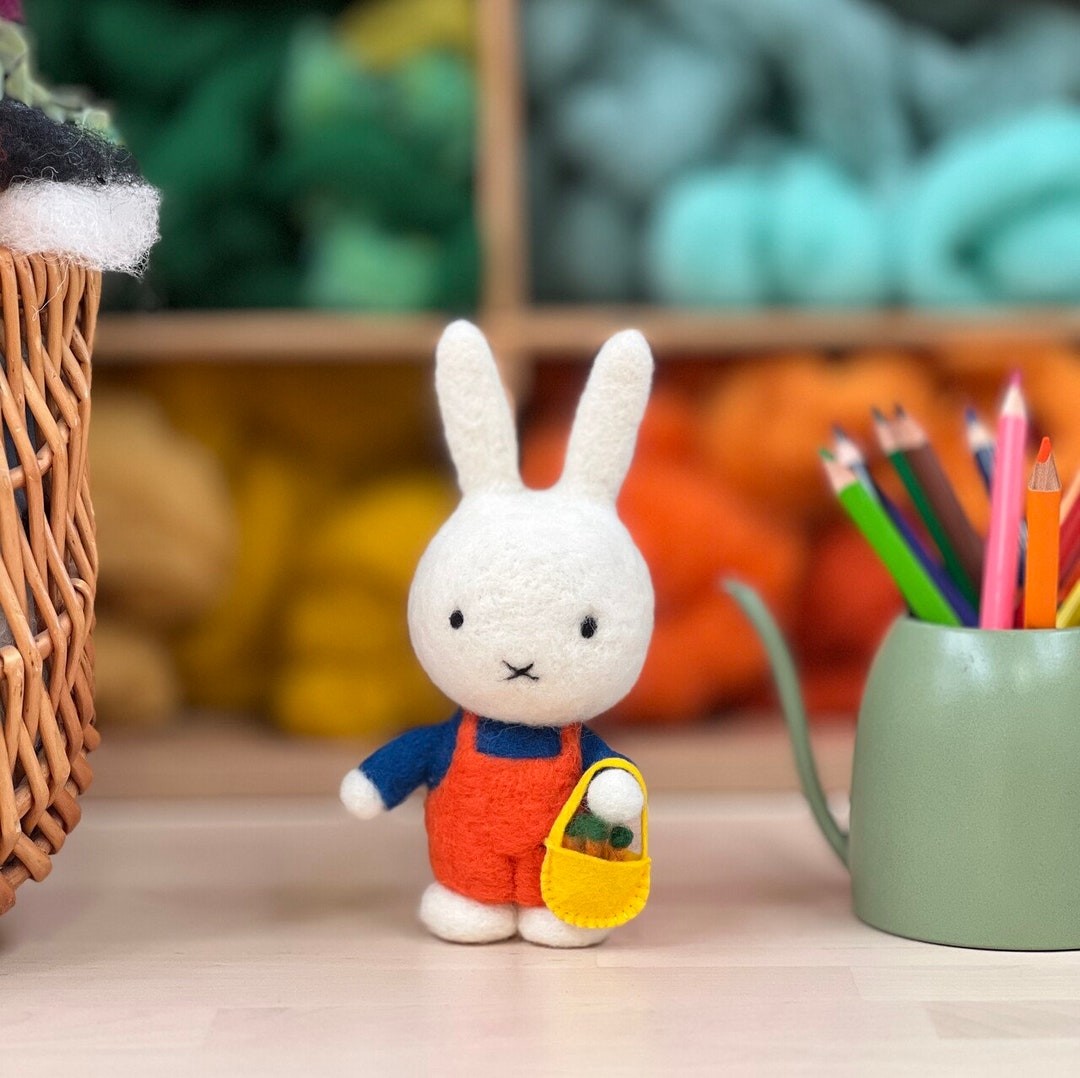 Miffy Gardening Needle Felting Craft Kit - Etsy