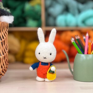 Miffy Gardening Needle Felting Craft Kit - Etsy