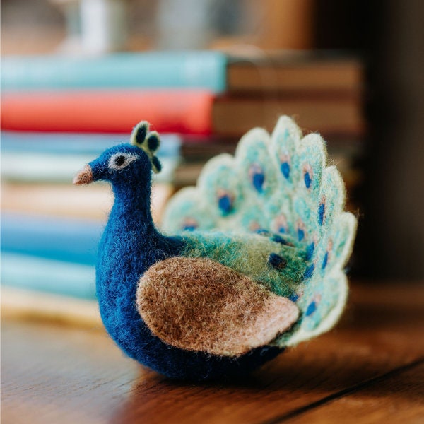 Felt Peacock - Etsy