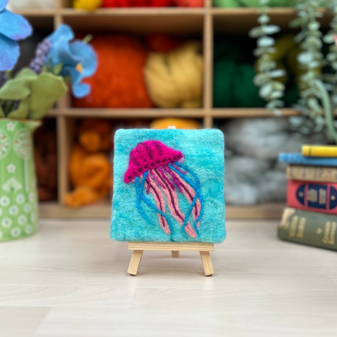 Under the Sea Jellyfish Needle Felting Craft Kit - Etsy