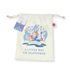 Peter Rabbit 'bag of Happiness' Cotton Drawstring Bag - Etsy