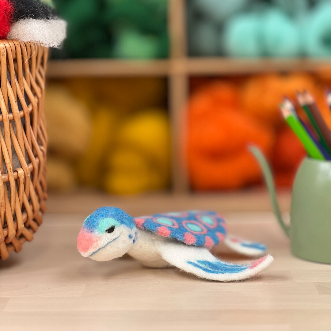 Sea Turtle Needle Felting Craft Kit - Etsy