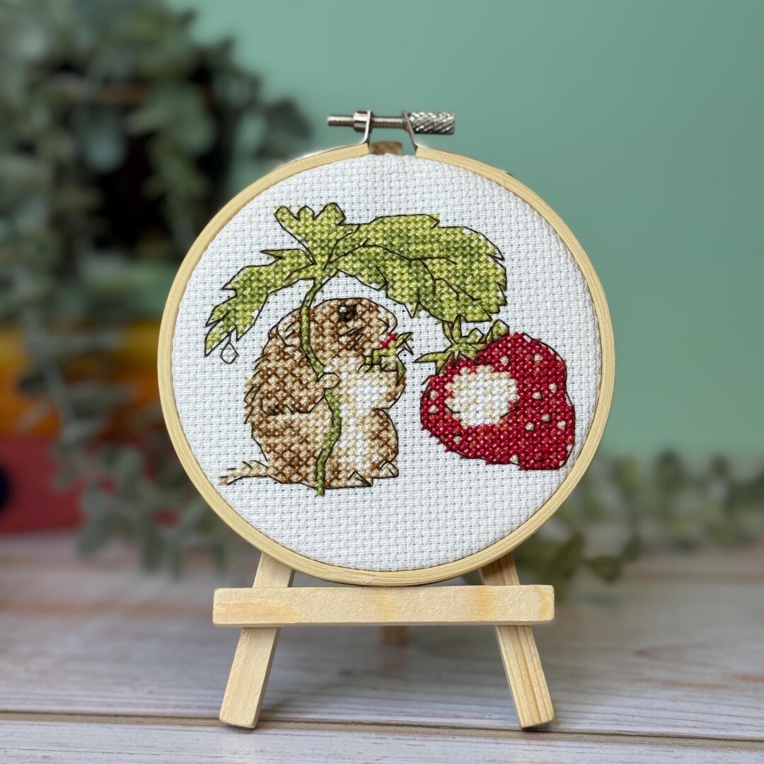 Beatrix Potter - Timmy Willie Mini Cross Stitch Kit | Crafting Hoop ...