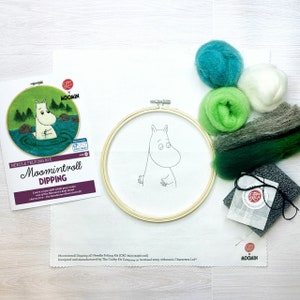 Moomin - Moomintroll Dipping Needle Felting Craft Kit - Etsy UK