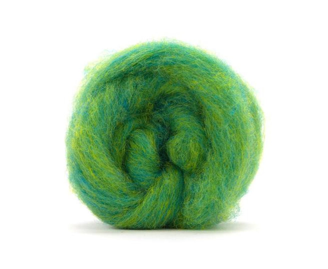 Needle Felting Wool - Lemon Lime (50g) - Etsy UK