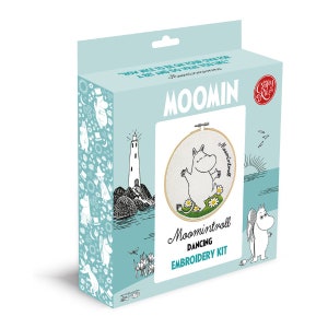 Moomin Embroidery Kit - Moomintroll Dancing Embroidery Kit - Etsy
