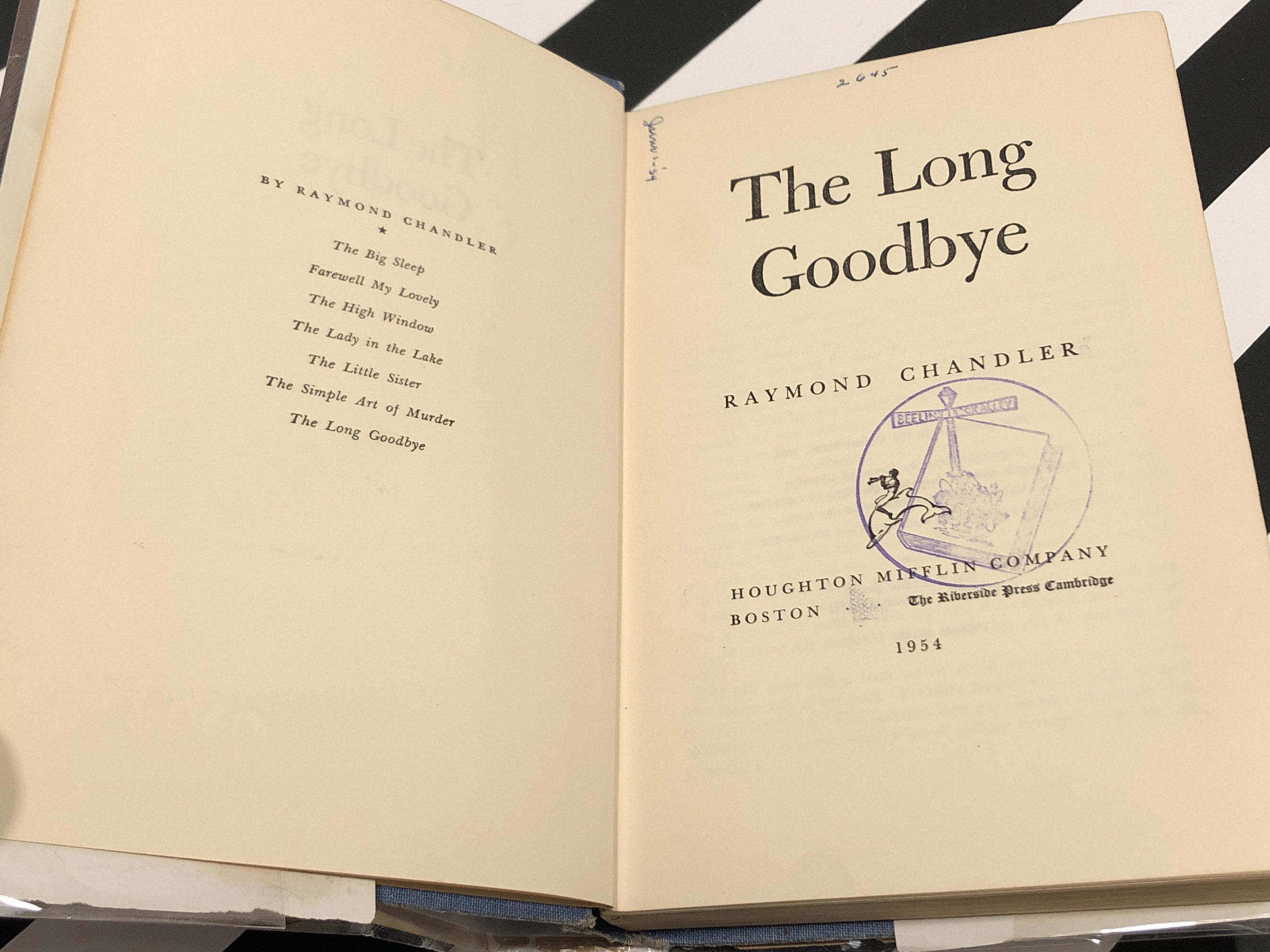 The long goodbye chandler - lanefer
