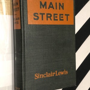 Main Street by Sinclair Lewis (1920) Hardcover Book - Etsy