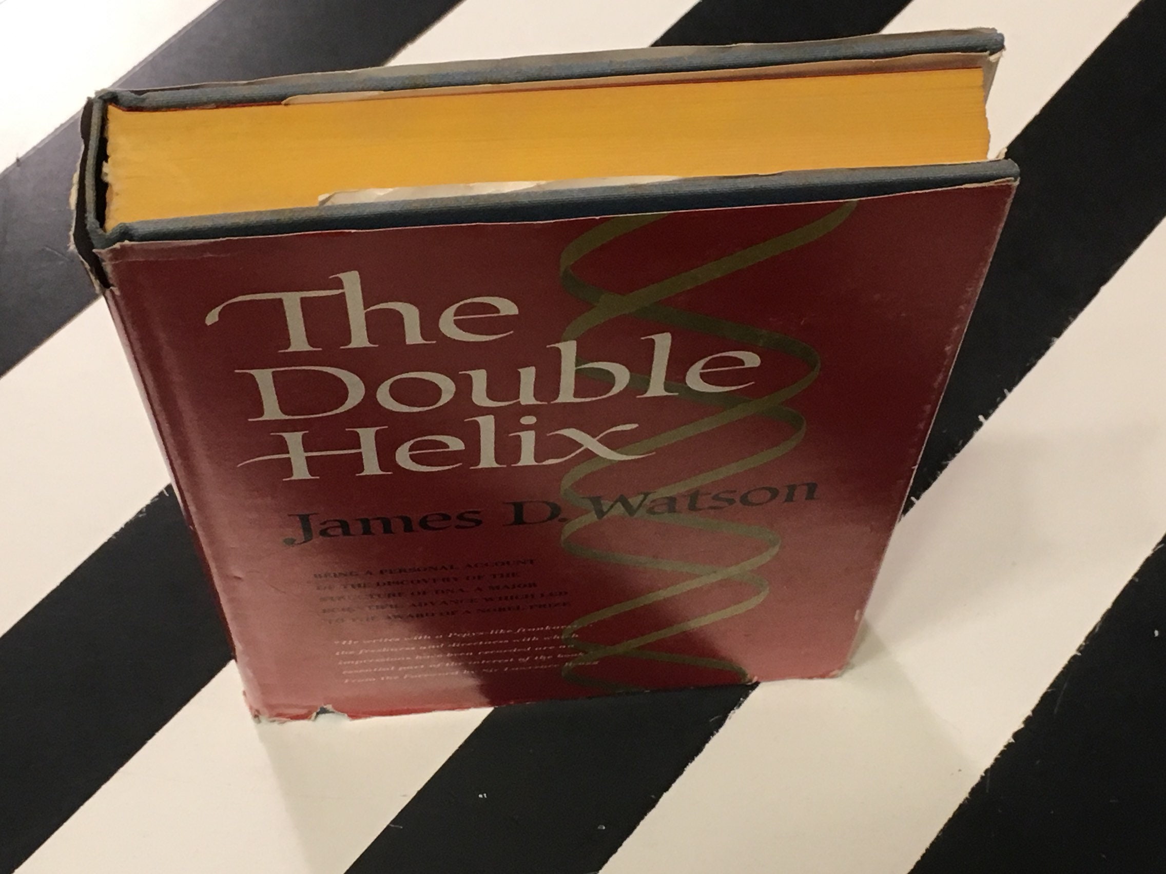 The Double Helix by James D. Watson (1968) hardcover book The Double Helix by James D. Watson (1968) hardcover book