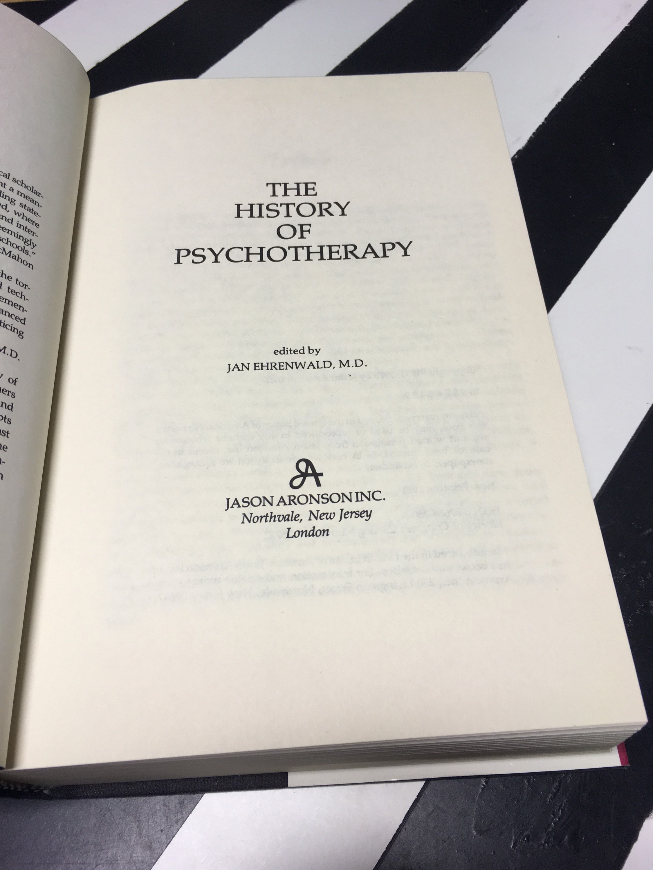 The History of Psychotherapy Edited by Jan Ehrenwald M.D. - Etsy