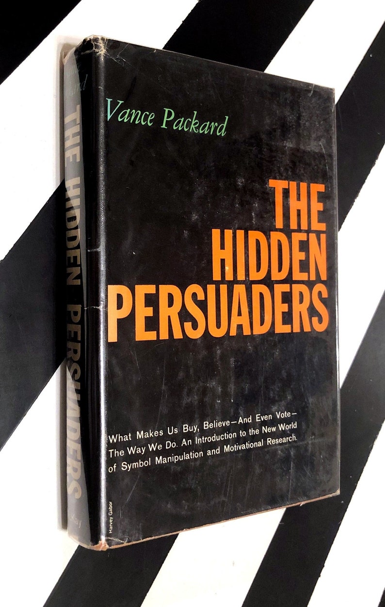 The Hidden Persuaders by Vance Packard 1957 hardcover book | Etsy