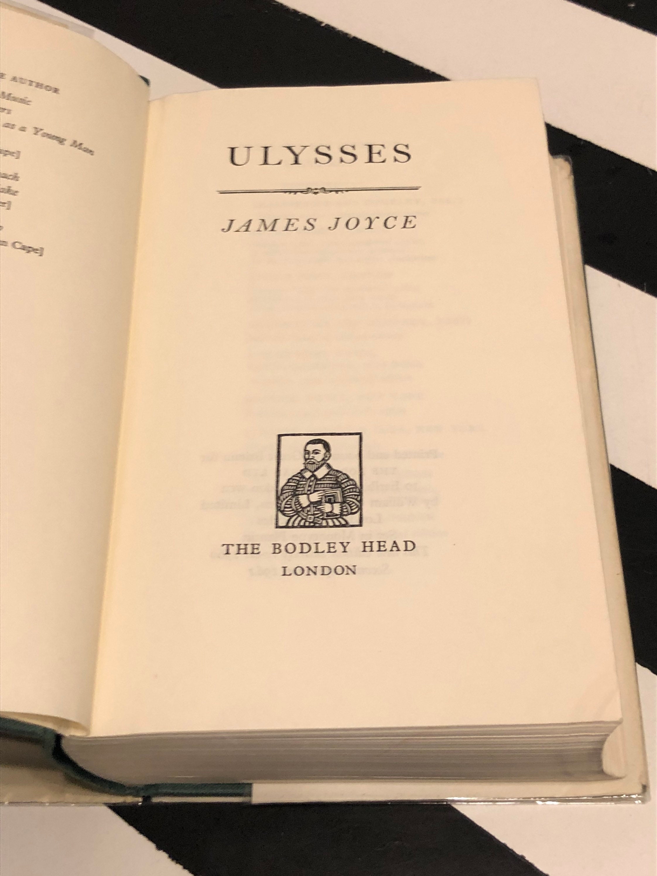 Ulysses By James Joyce 1962 Hardcover Bodley Head Edition Book