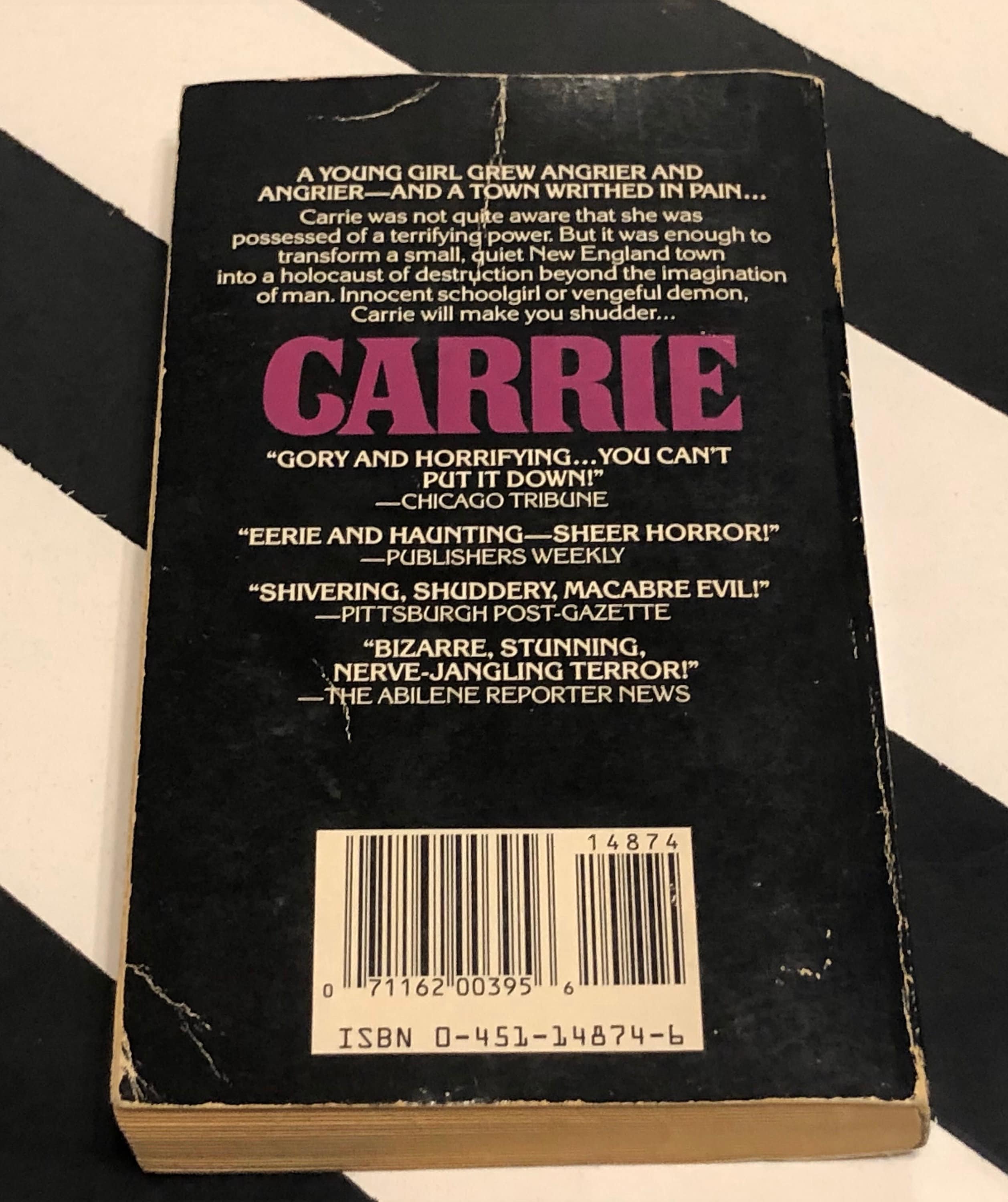 Carrie's Book Cover at Marcus Dacomb blog