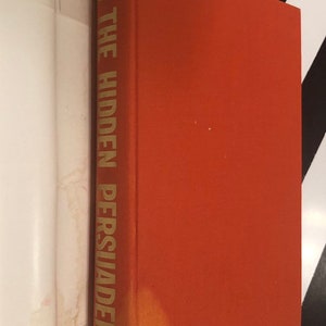 The Hidden Persuaders by Vance Packard 1957 Hardcover Book - Etsy