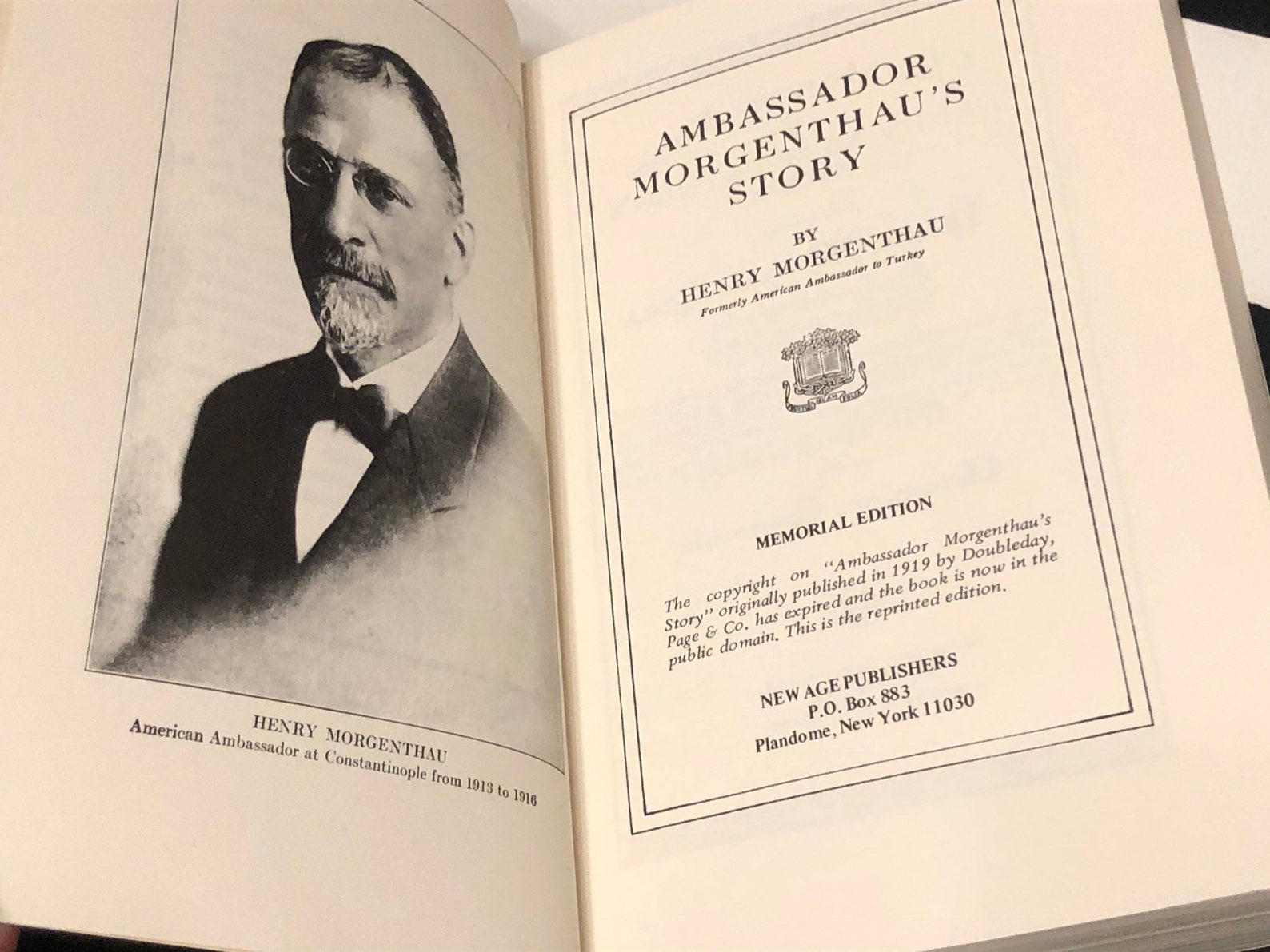 Ambassador Morgenthau's Story by Henry Morgenthau 1965 | Etsy
