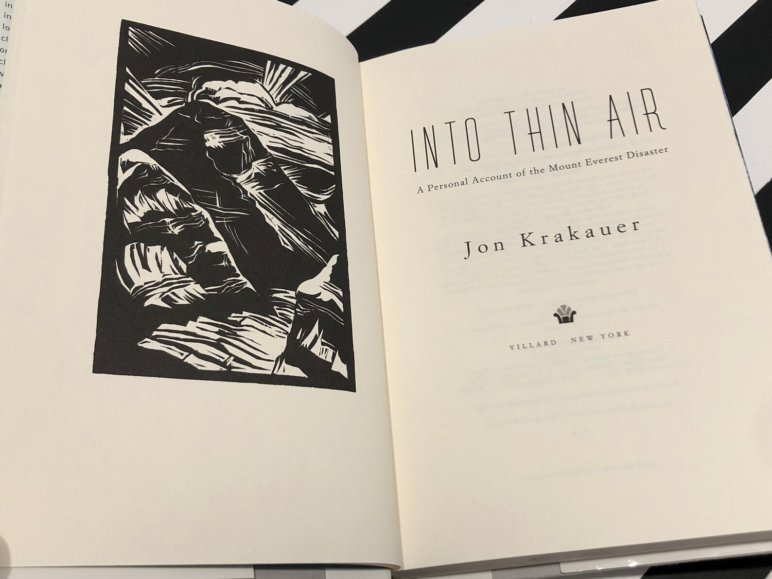 Into Thin Air by Jon Krakauer 1997 First Edition Book - Etsy