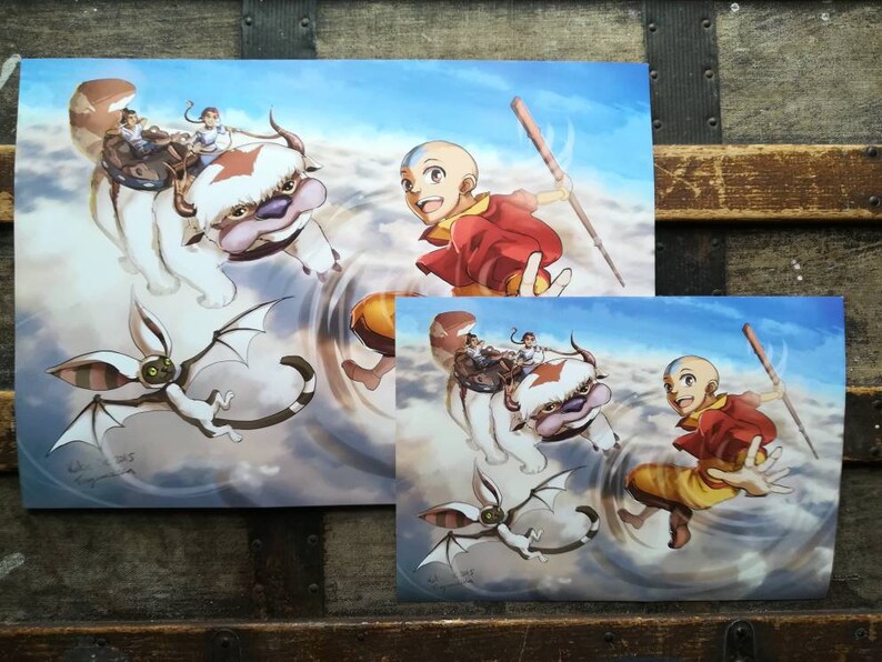 Avatar the Last Airbender Fine Art Prints Large Poster - Etsy