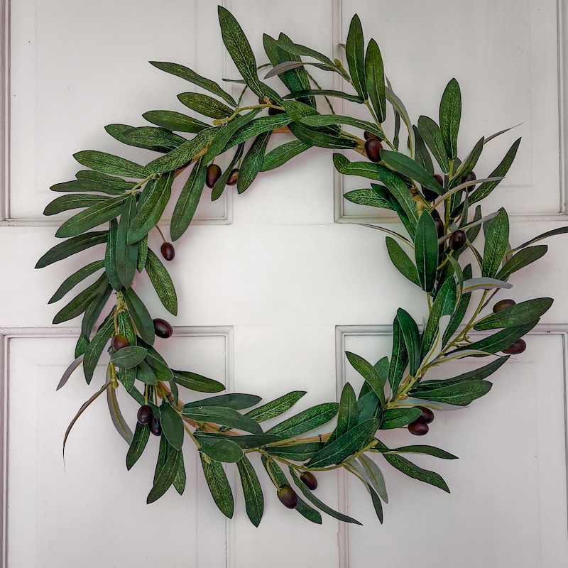Olive Wreath - Etsy
