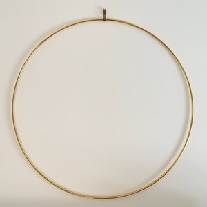 24 in Large Gold Metal Hoop Ring for Macrame Dream Catcher Wreath ...