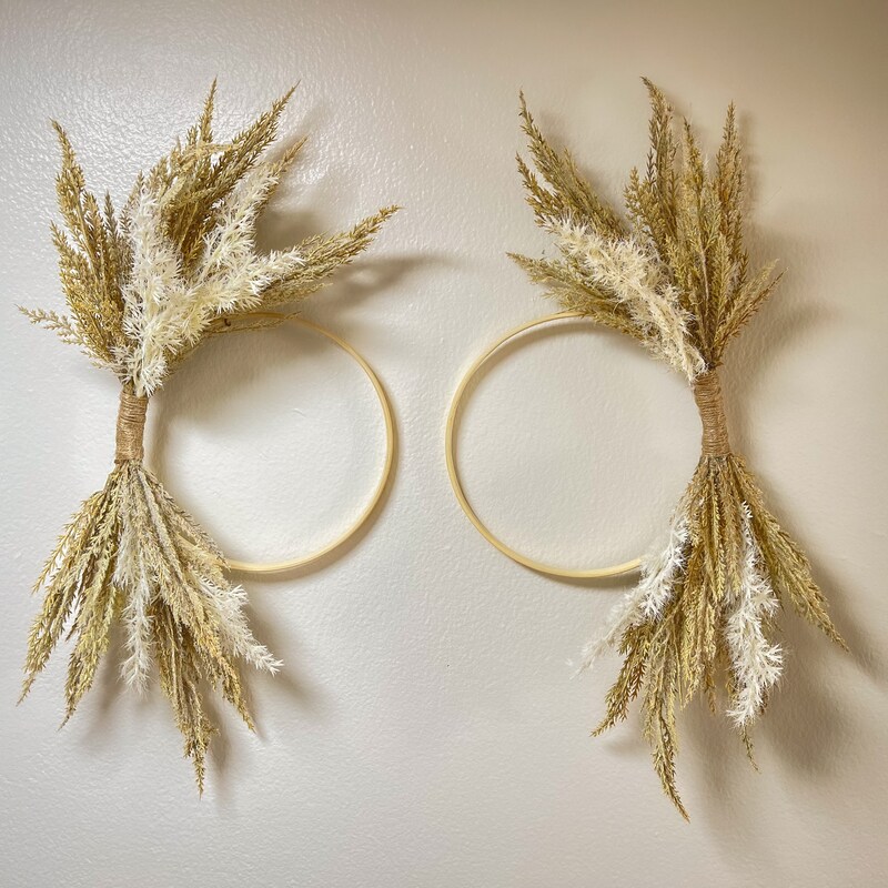Pampas Wreath - Etsy