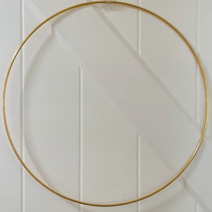 24 in Large Gold Metal Hoop Ring for Macrame Dream Catcher Wreath ...