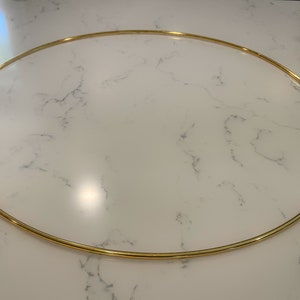 24 in Large Gold Metal Hoop Ring for Macrame Dream Catcher Wreath ...