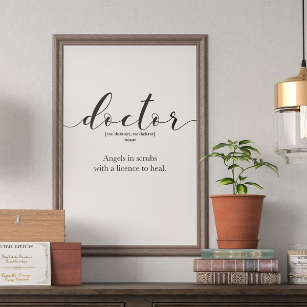 Doctor Wall Art - Etsy