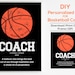 Basketball Poster Basketball Team Sign Gift Coach - Etsy