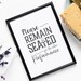 Buy Please Remain Seated for the Entire Performace, Printable Funny ...