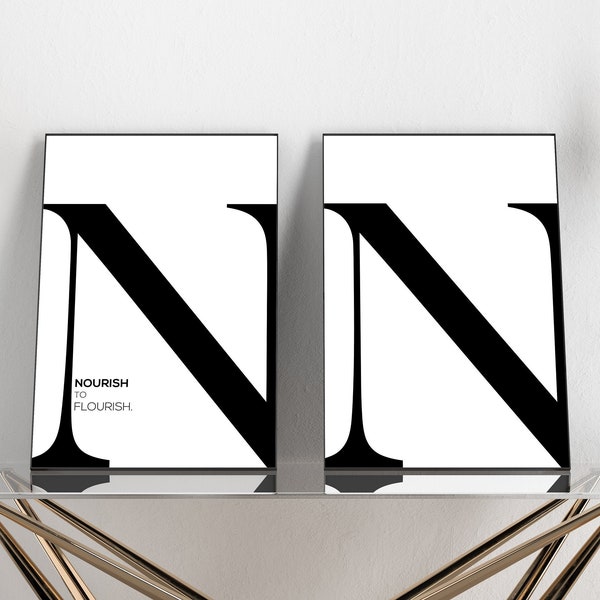 Nourish to Flourish Poster - Etsy