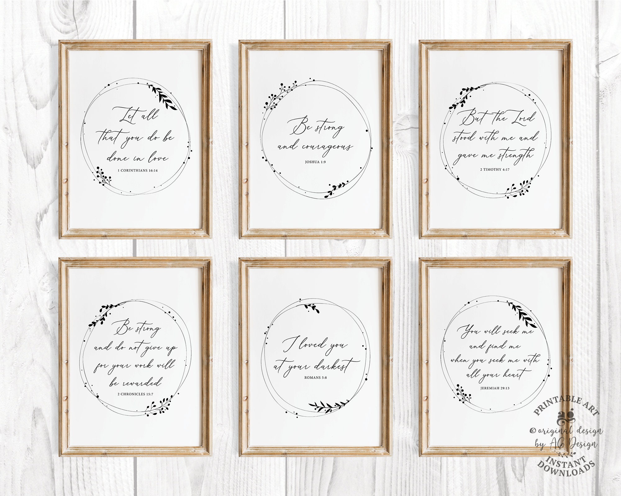 Printable Bible Verses Mega Bundle Set of 30 Bible signs | Etsy
