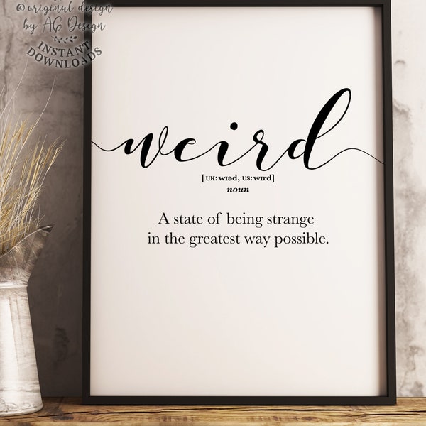 Weird Print - Etsy