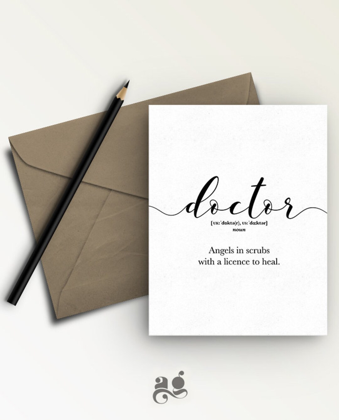 Thank You Cards for Doctor, Printable Funny Doctor Gifts, Doctor ...