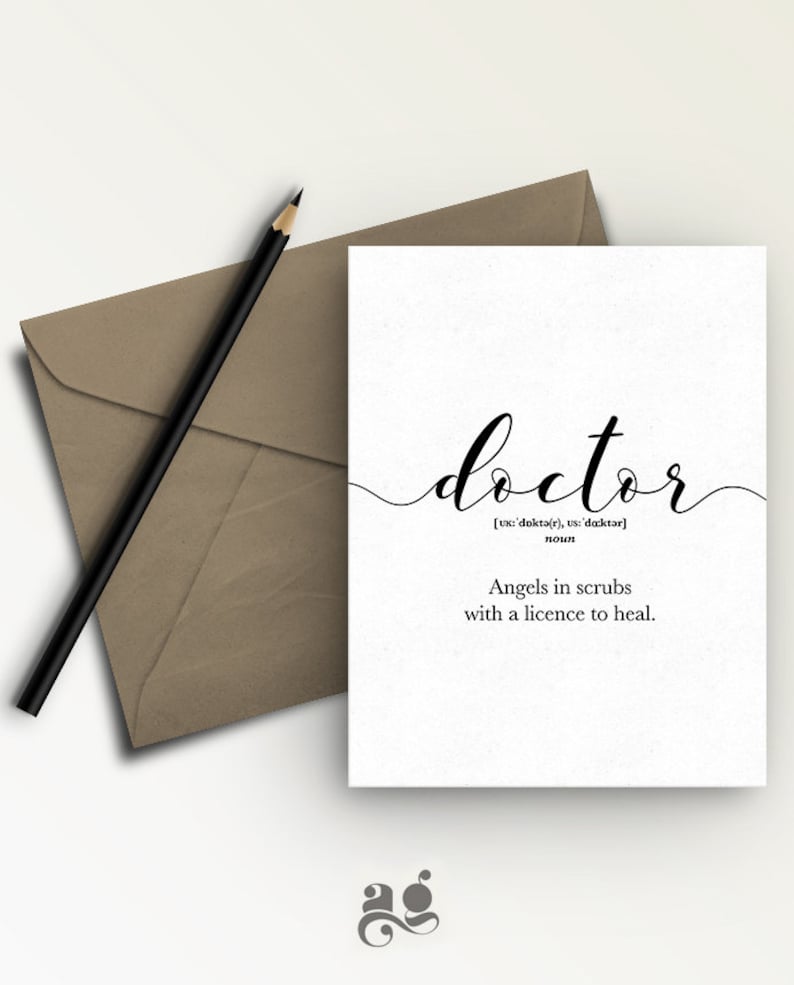 Thank You Cards for Doctor Printable Funny Doctor Gifts - Etsy