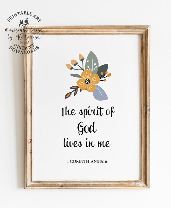 Spirit Of God Dwells In You