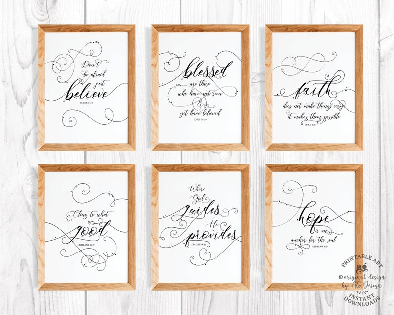 Printable Bible Verses Mega Bundle Set of 30 Bible signs | Etsy