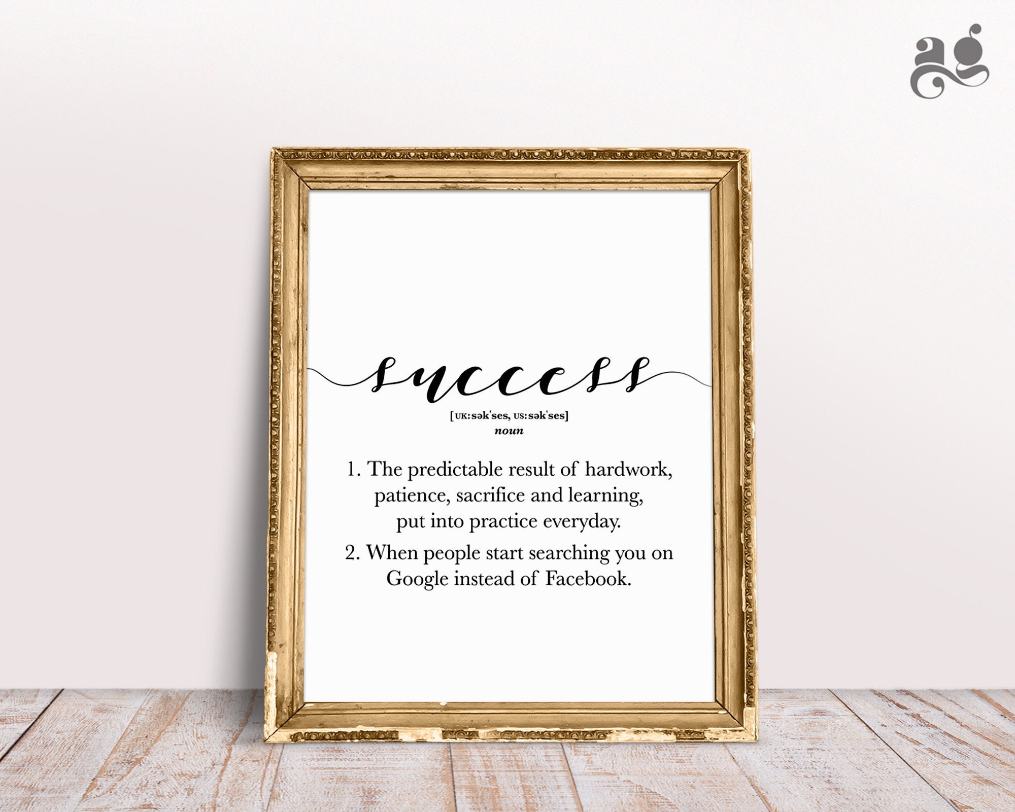 Success Printable Business Success Quotes Success Sign - Etsy