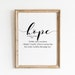 Hope Definition Poster, Living Room Prints, Hope Printables, Office ...